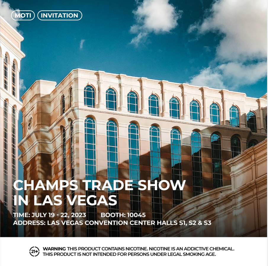MOTI Will Show Up Again in The Las Vegas Champs Trade Show with Cuttin
