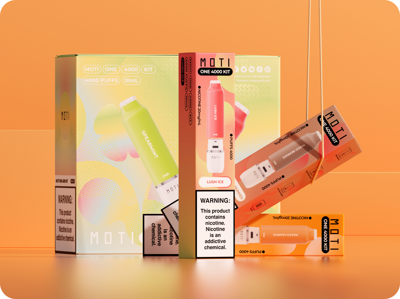 MOTI ONE 4000 Replaceable Disposable Vape KIT